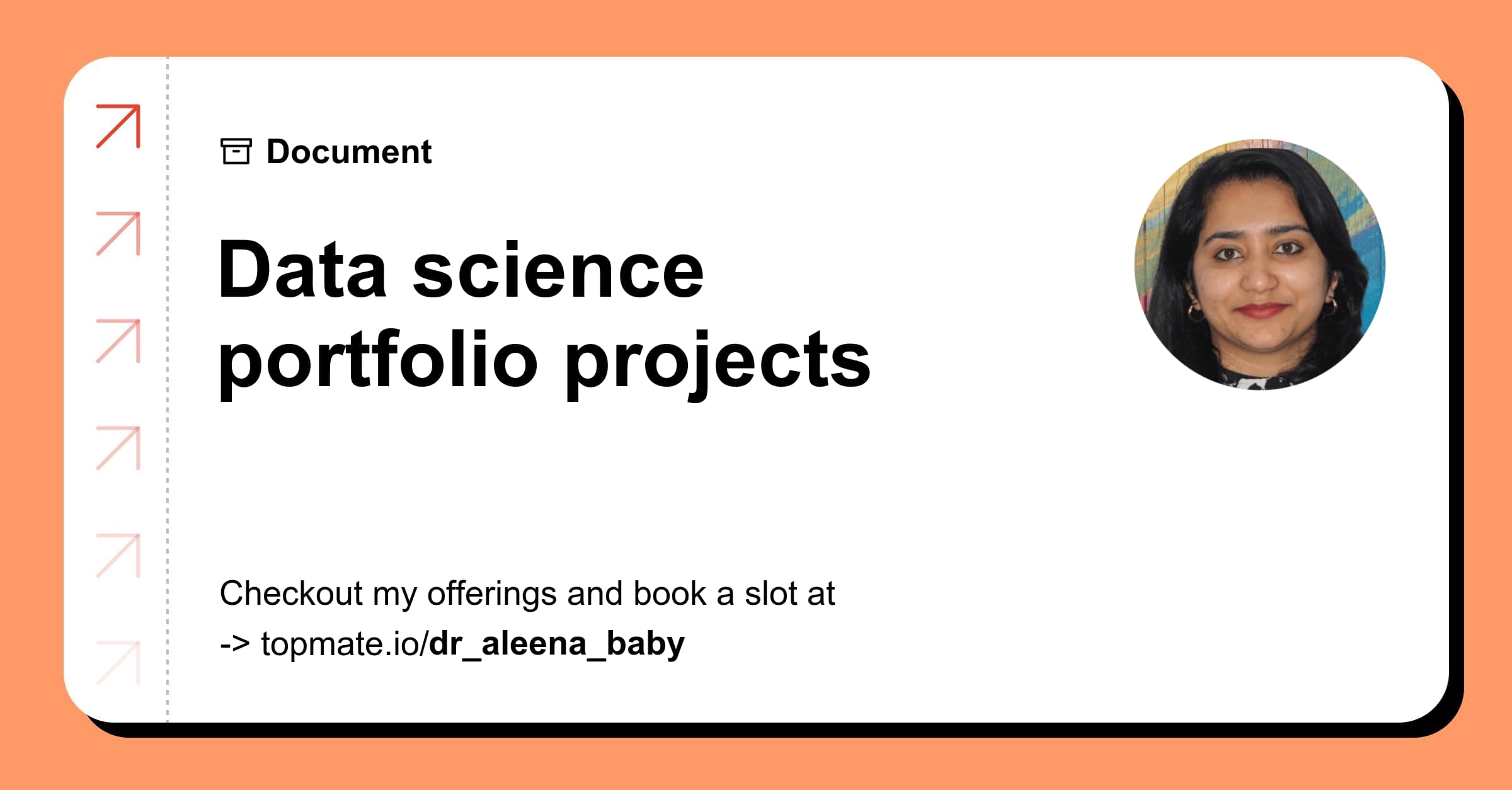 Data science portfolio projects with Dr. ALEENA BABY